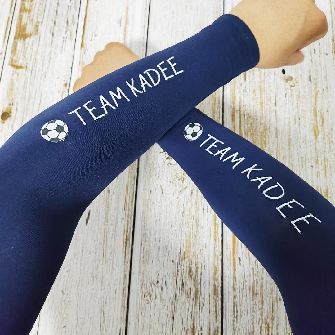 Personalized Team Arm Sleeves: UV Protection Sports Sleeves - Etsy