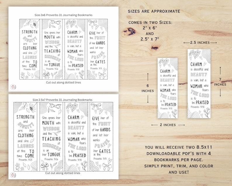 Proverbs 31 Bookmark, Proverbs 31 Woman Bible Study, Mother's Day ...