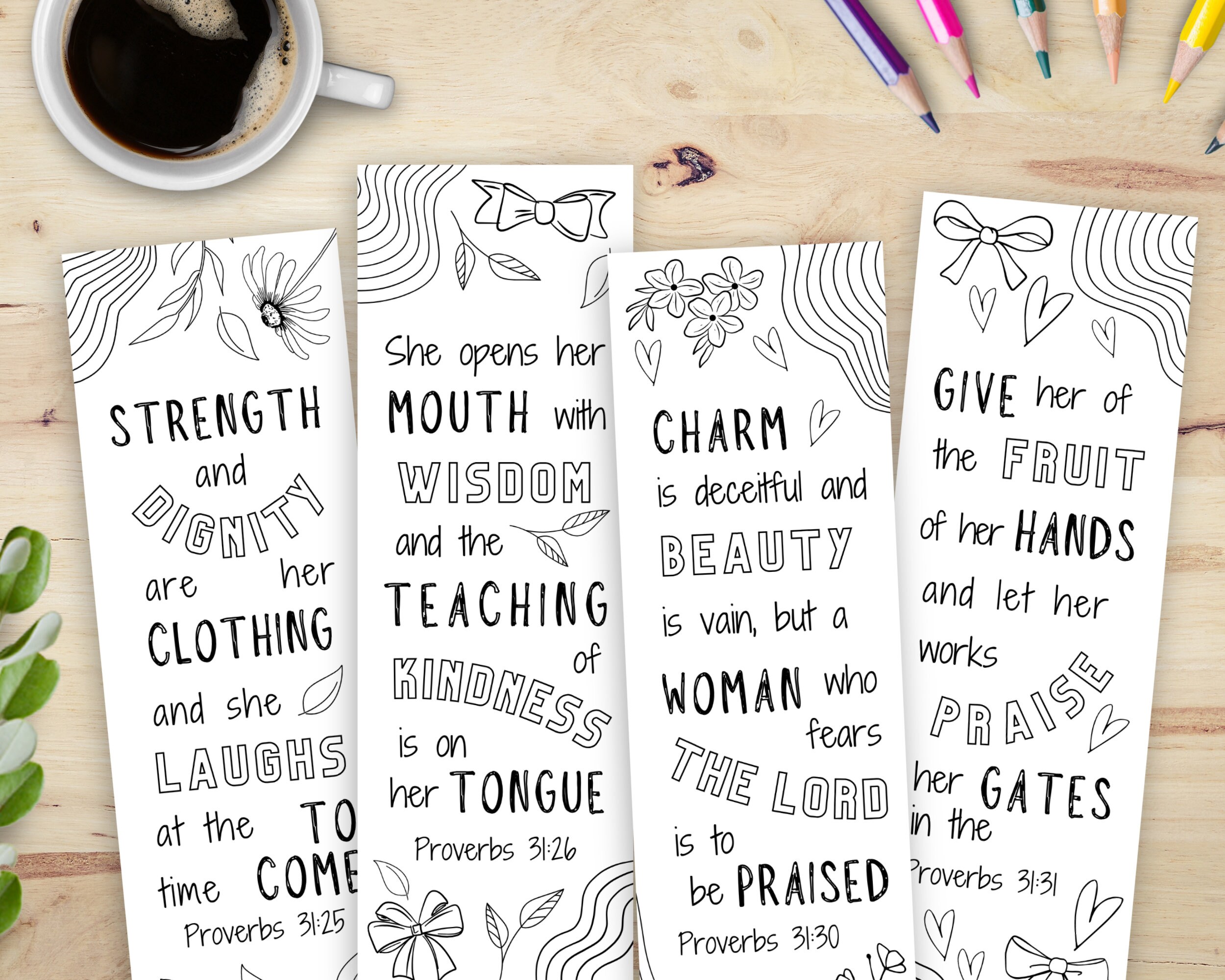 Proverbs 31 Bookmark, Proverbs 31 Woman Bible Study, Mother's Day ...