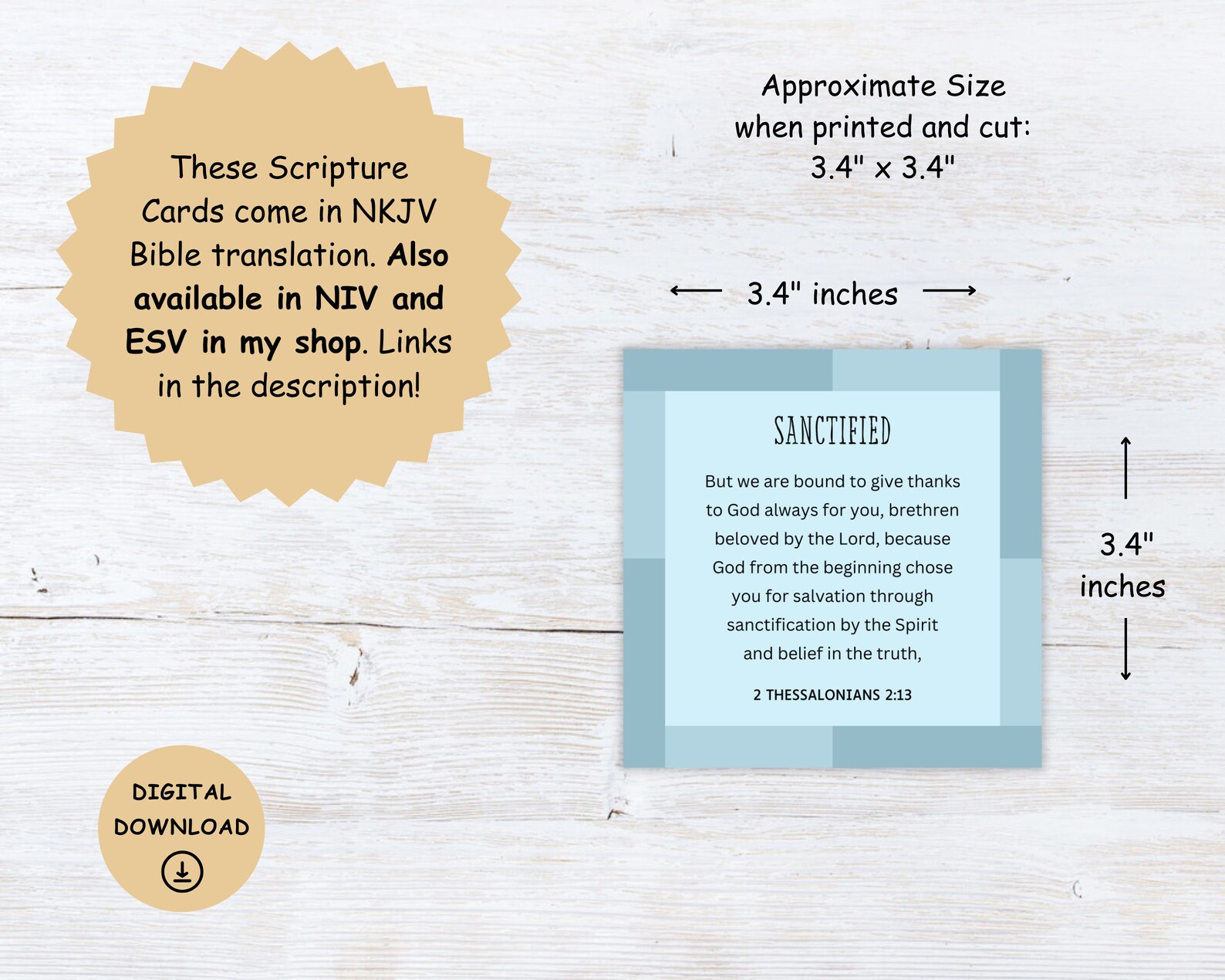 Identity in Christ Printable, Identity in Christ Cards 24, Memory Verse ...