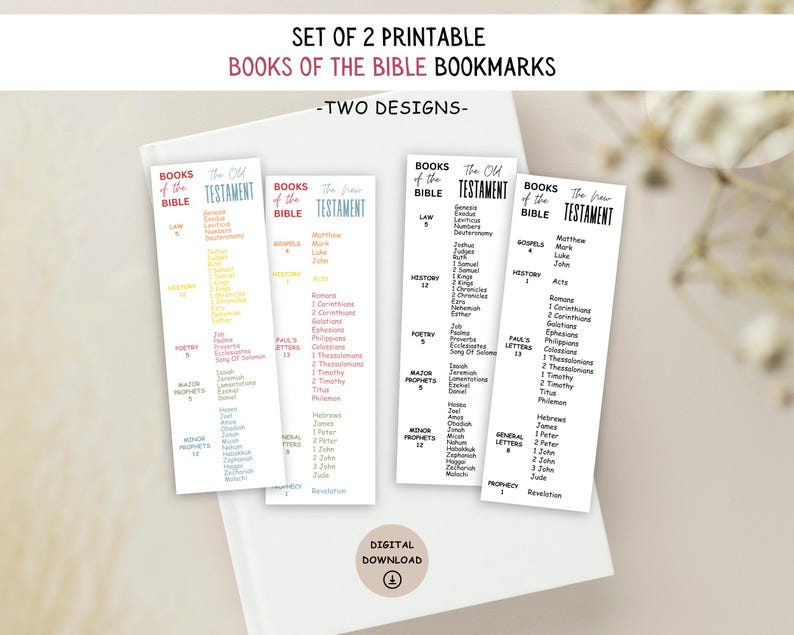 Books of the Bible Bookmark PNG, Bible Genres, Bible Genre Bookmarks ...