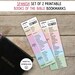 Names of God Bookmark, Printable Bible Bookmark, Names of God Printable ...