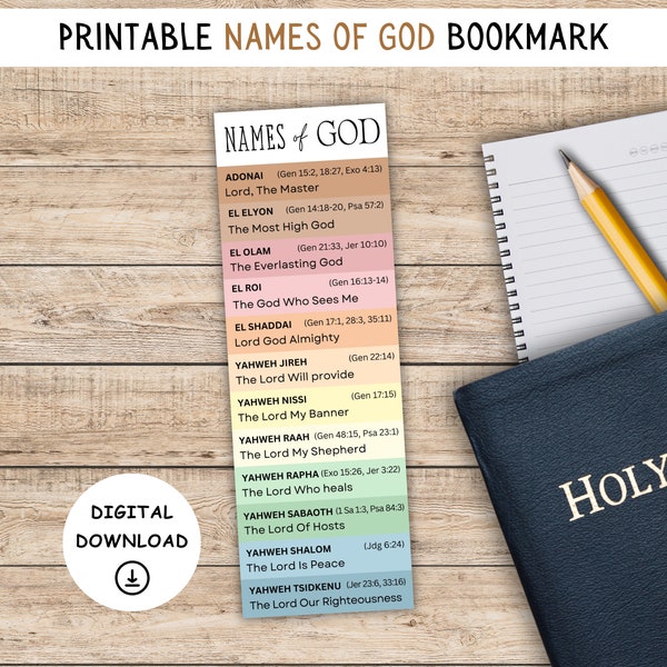 Names of God - Etsy