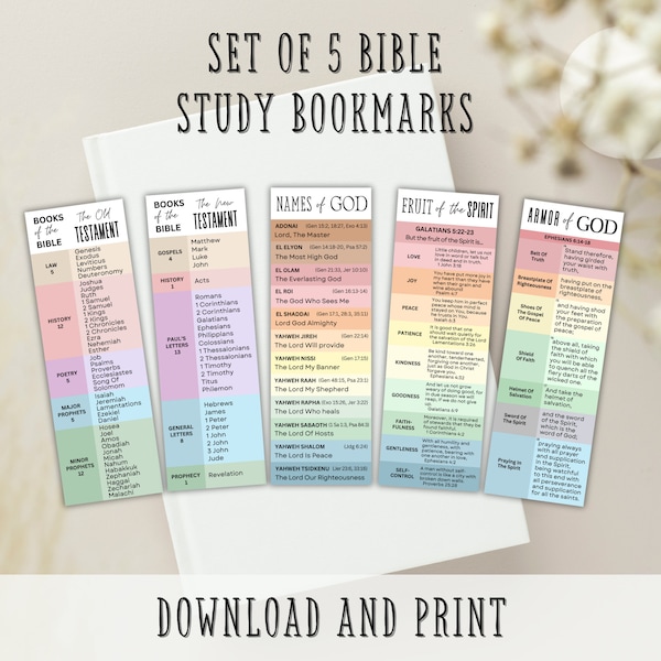 Bible Bookmark - Etsy