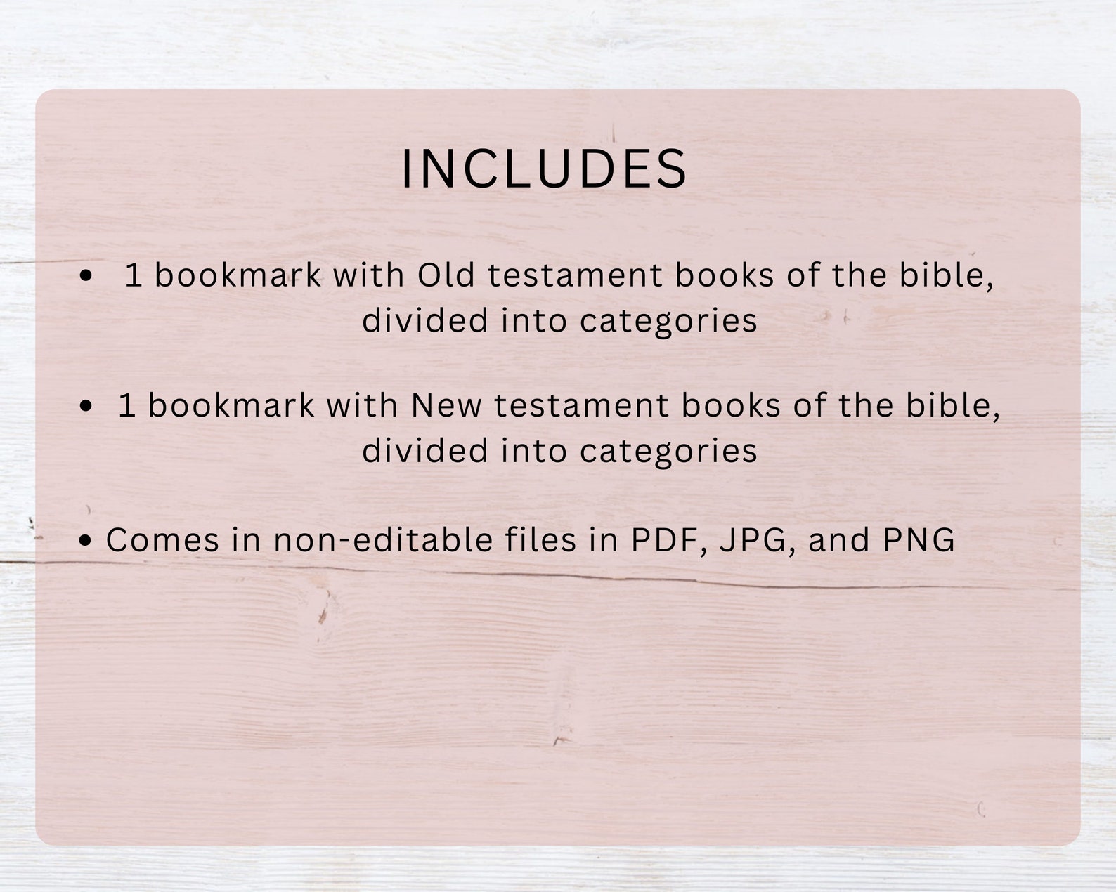 Books of the Bible Bookmarks, Bible Study Bookmark, Bookmarks for Bible ...