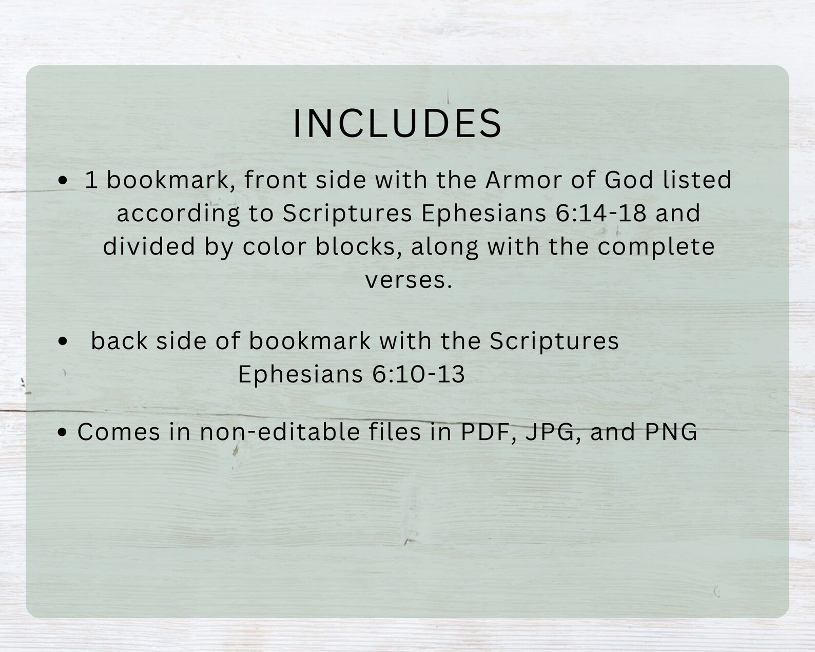 Armor of God Ephesians 6:10 Bookmark, Full Armor of God, Ephesians 6 10 ...