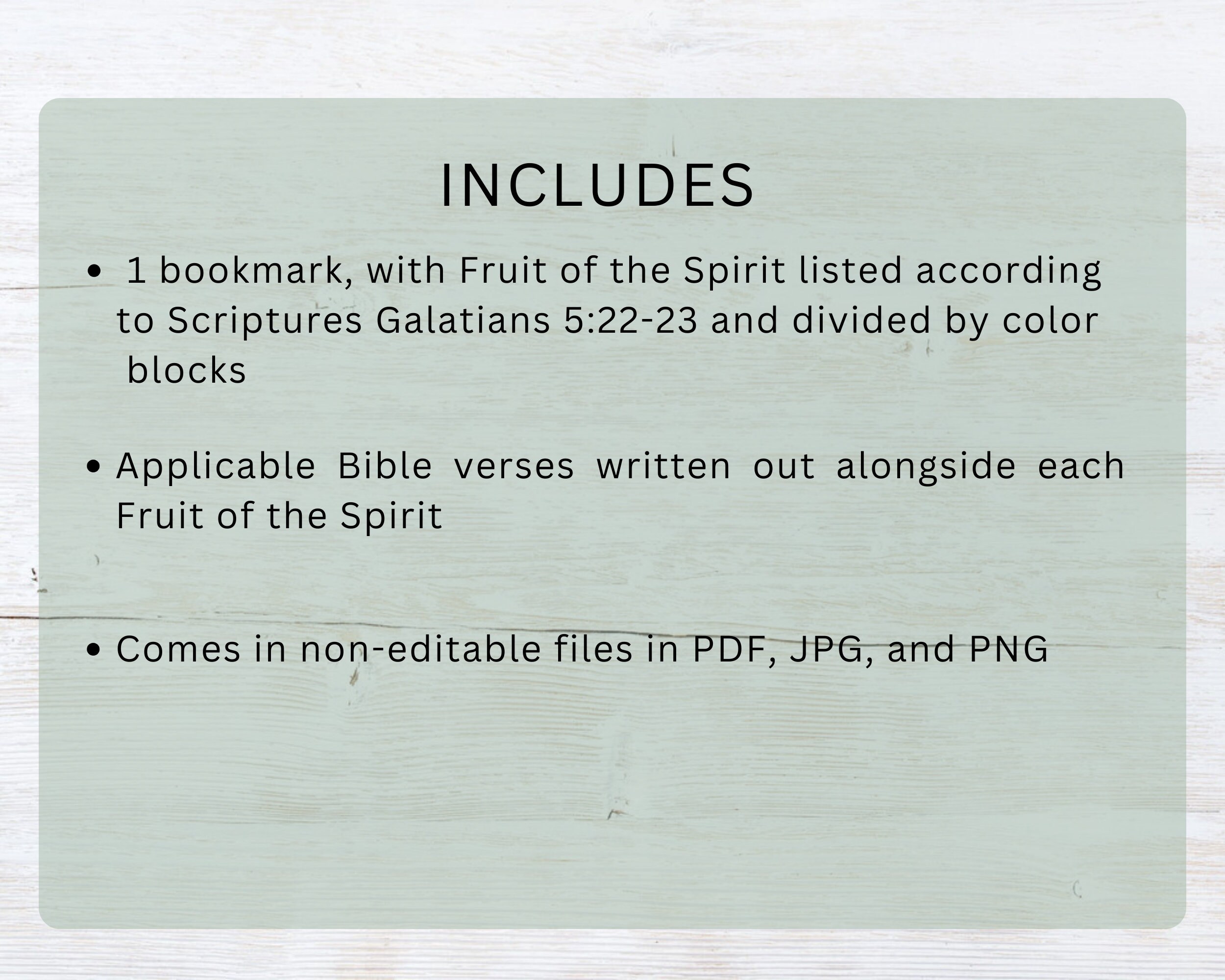 Fruit of the Spirit Printable Bookmarks, Galatians 5 22 23, Fruit of ...