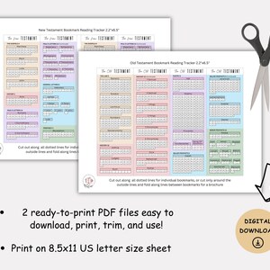 Bible Reading Tracker Bookmark, Bible Tracker Bookmark, Bible Tracker ...