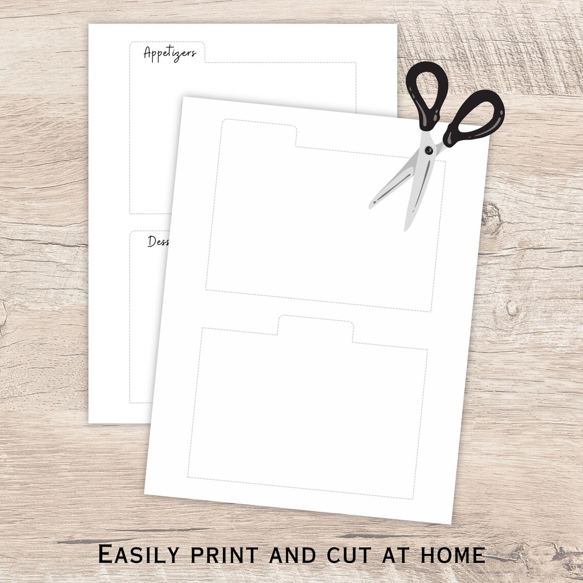 Recipe Box Dividers 4x6, Card Divider Tabs, Recipe Box Labels ...