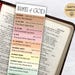 Names of God Bookmark, Attributes of God, Printable Bible Bookmark ...