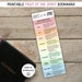 Names of God Bookmark, Printable Bible Bookmark, Names of God Printable ...
