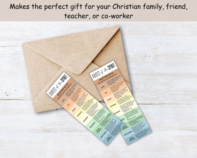 Fruit of the Spirit Printable Bookmarks, Galatians 5 22 23, Fruit of ...