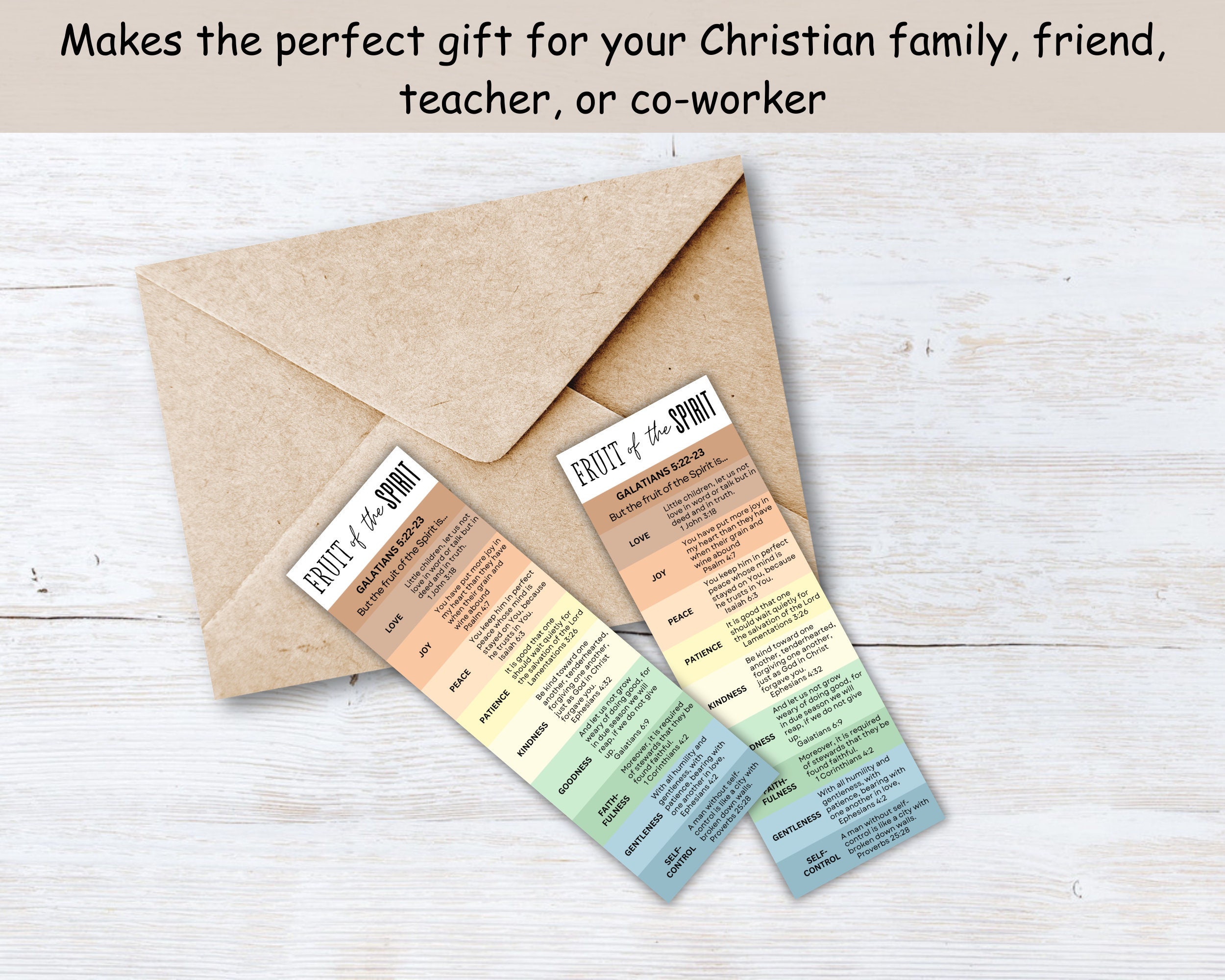 Fruit of the Spirit Printable Bookmarks, Galatians 5 22 23, Fruit of ...