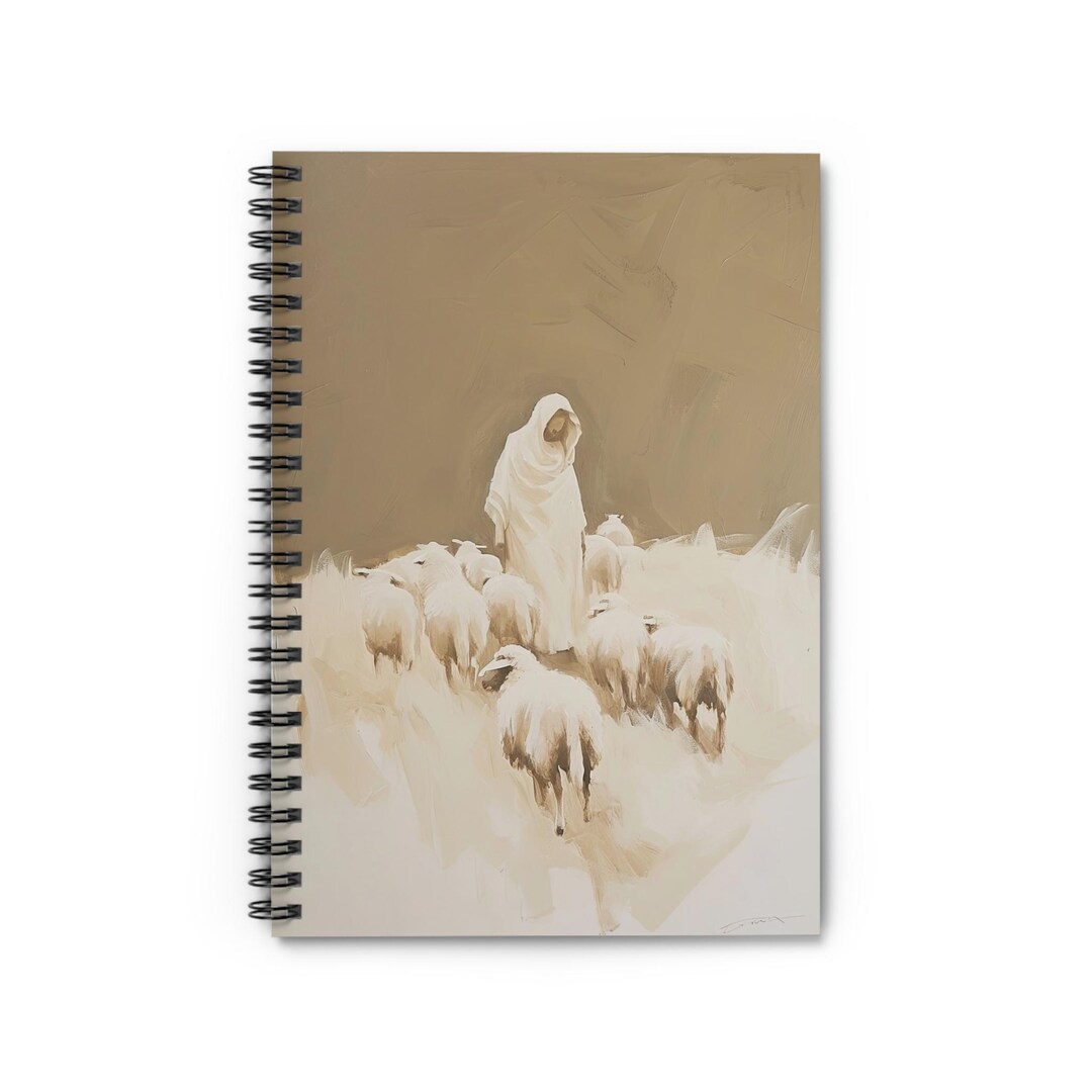 Jesus Leads the 99 Notebook, Spiral Notebook - Ruled Line, Bible Fringe ...