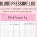 Printable Editable Blood Pressure Chart,symptomatic Blood Pressure ...