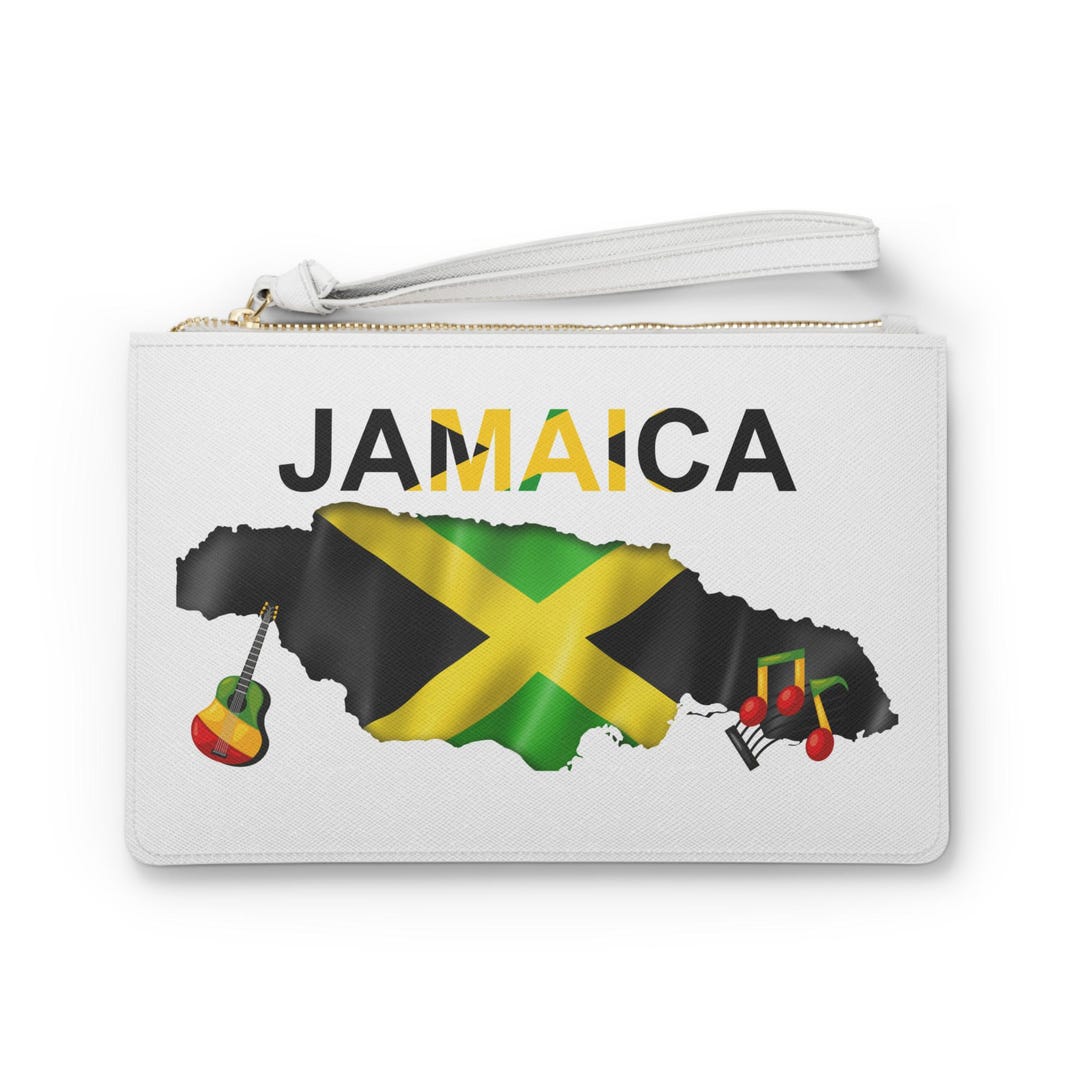 Jamaican Pride Clutch Bag, Travel Purse, Festival Accessory, Gift for ...
