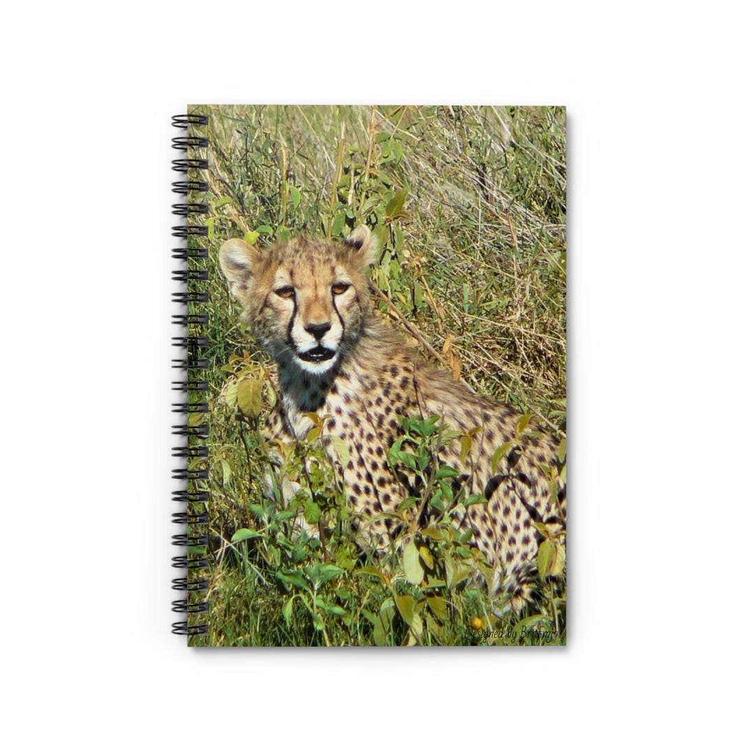 Cheetah Spiral Notebook: Serengeti Wildlife Journal - Etsy