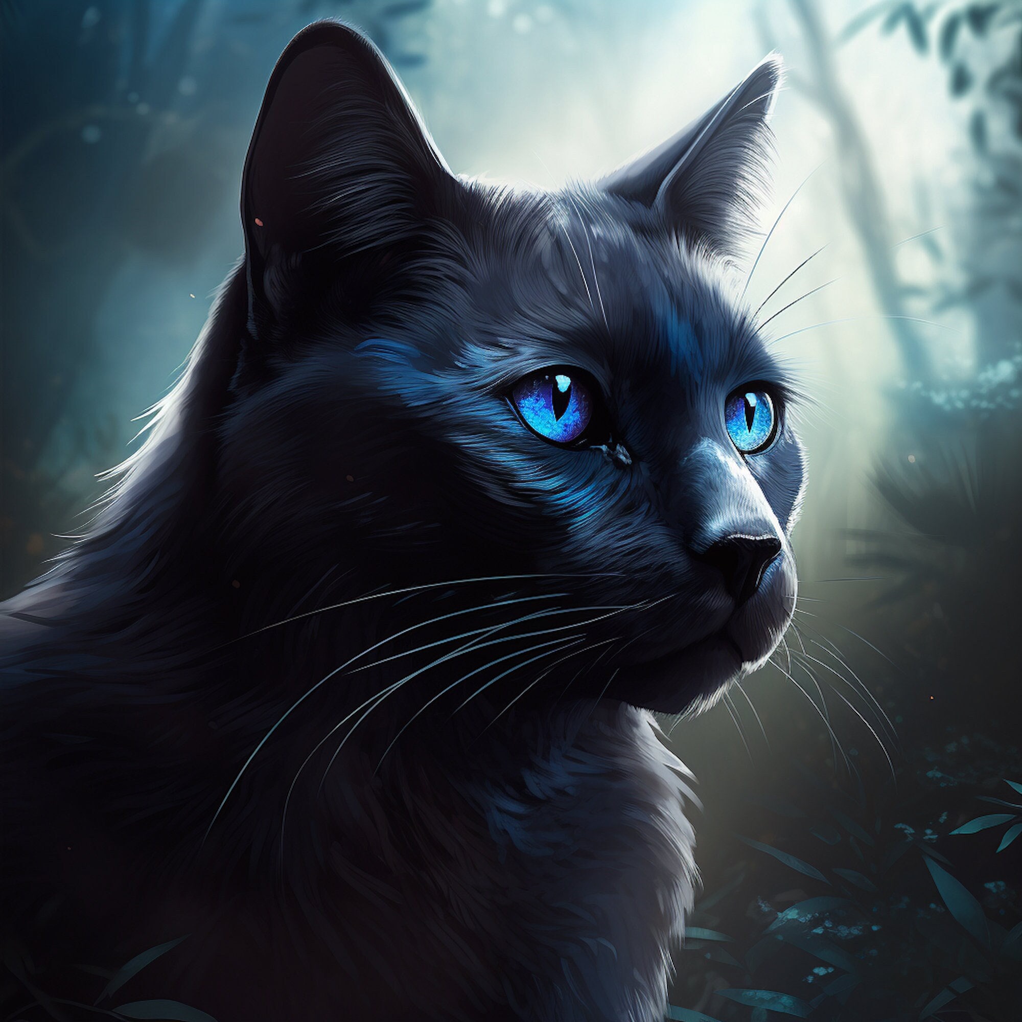 War Cat Prints - Misty Star - Digital Download - Etsy