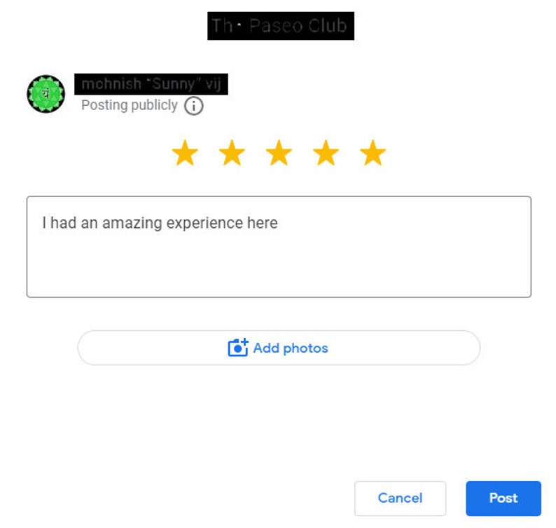 GOOGLE REVIEW TILE - Etsy