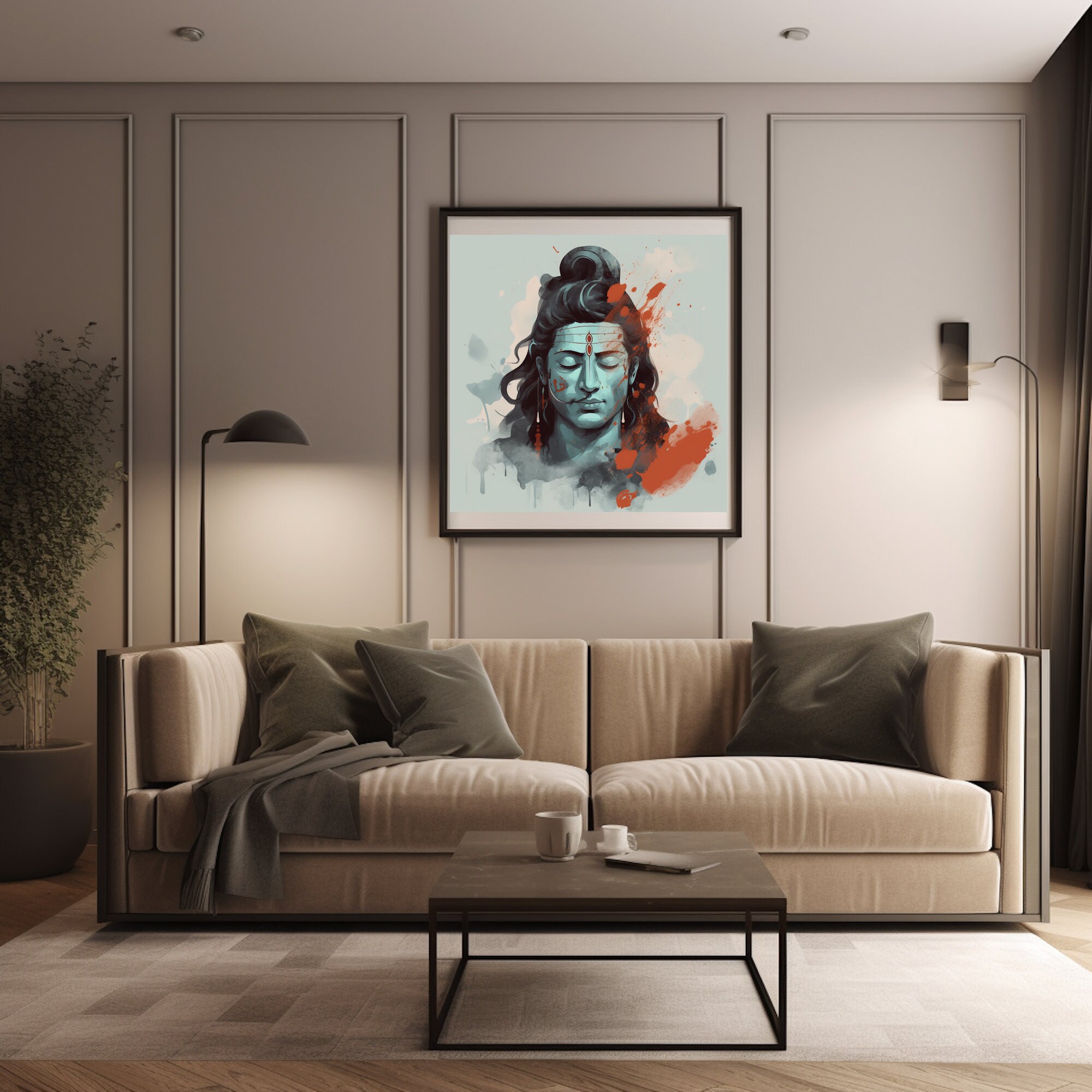 Lord Shiva Digital Poster - Lord Shiva, Shivji, Mahadeva, Creator and ...