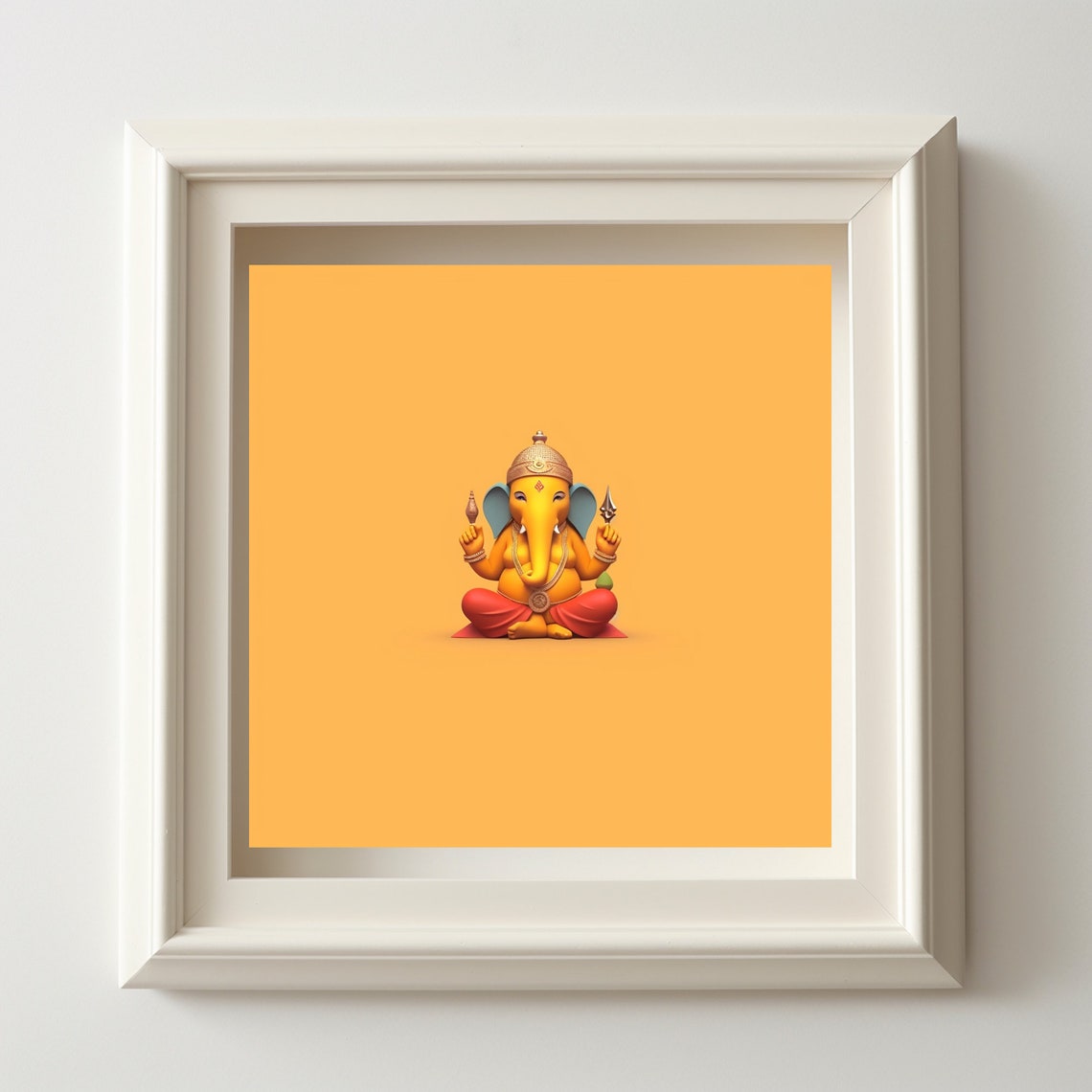 Lord Ganesh Digital Poster - Ganapati Ganesha - Elephant God Hindu ...