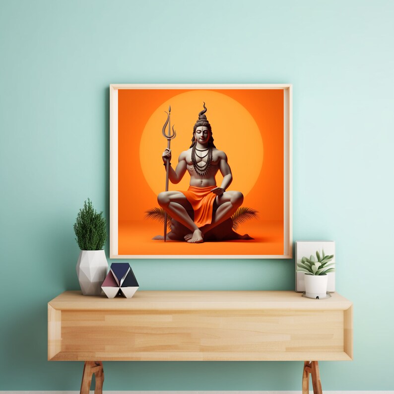 Lord Shiva Digital Poster - Lord Shiva, Shivji, Mahadeva, Creator and ...