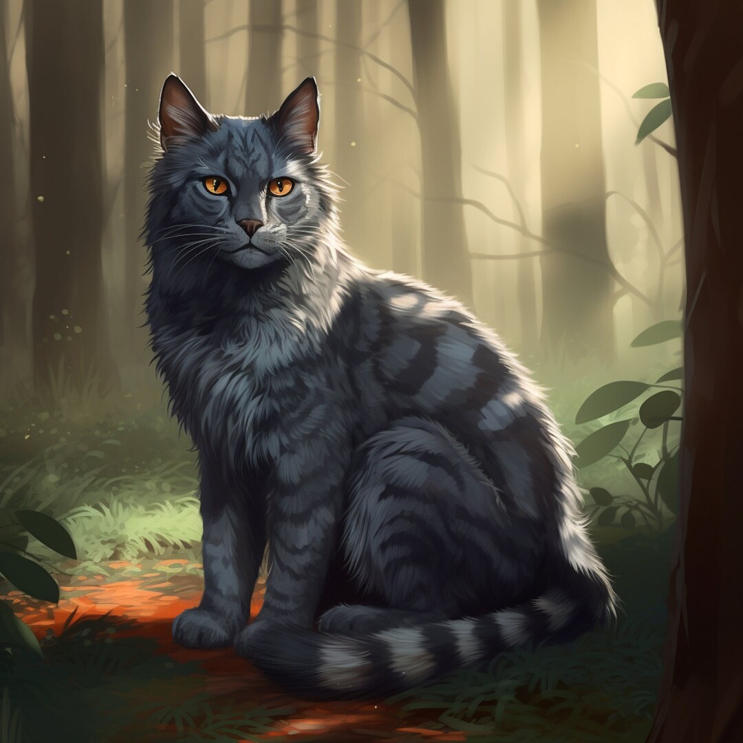 War Cat Prints - Gray Stripe - Digital Download - Etsy