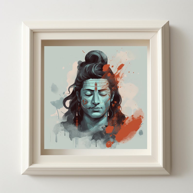 Lord Shiva Digital Poster - Lord Shiva, Shivji, Mahadeva, Creator and ...