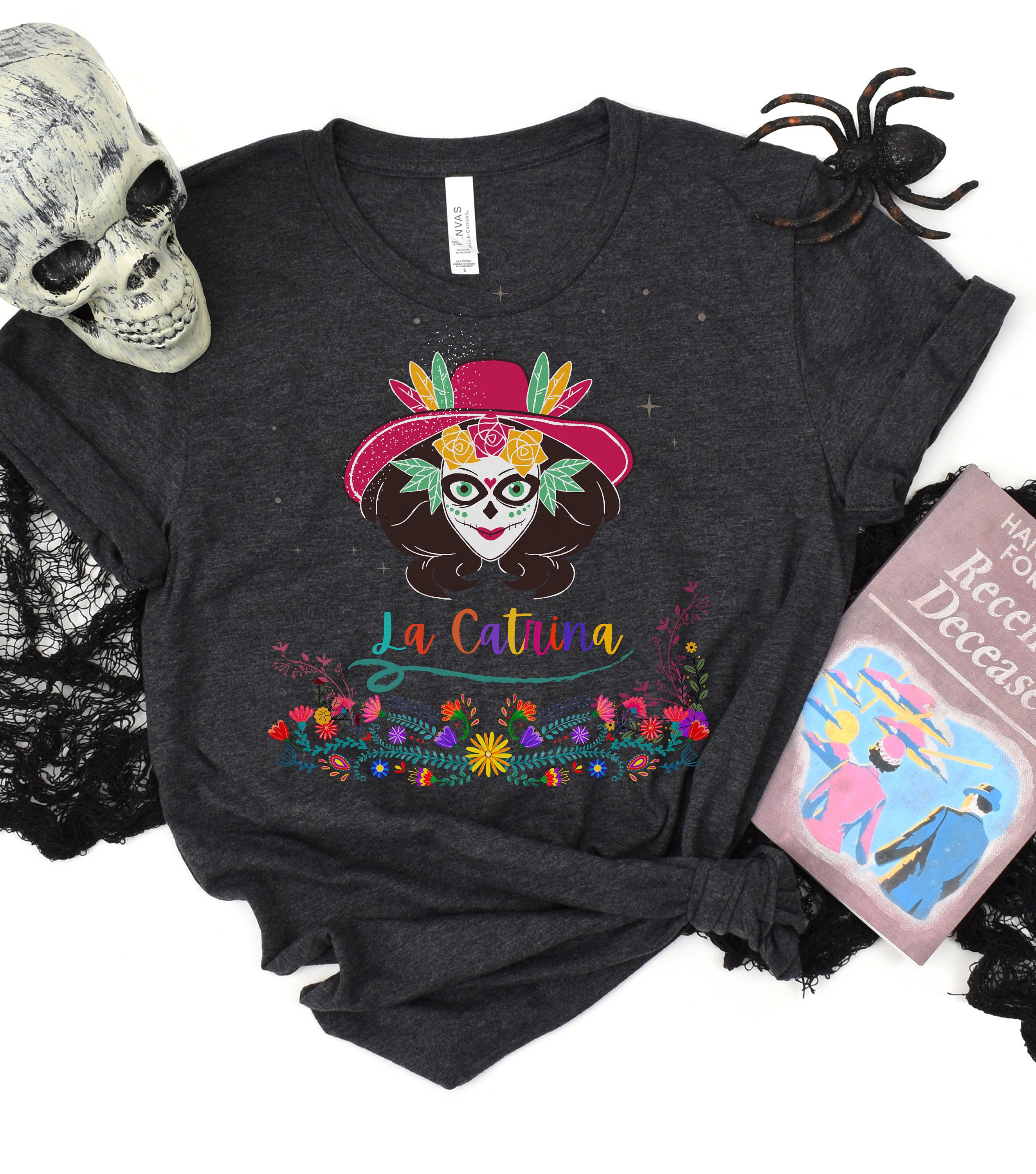 La Catrina, Mexican Shirt Latina Woman Shirt,hispanic Heritage Month ...