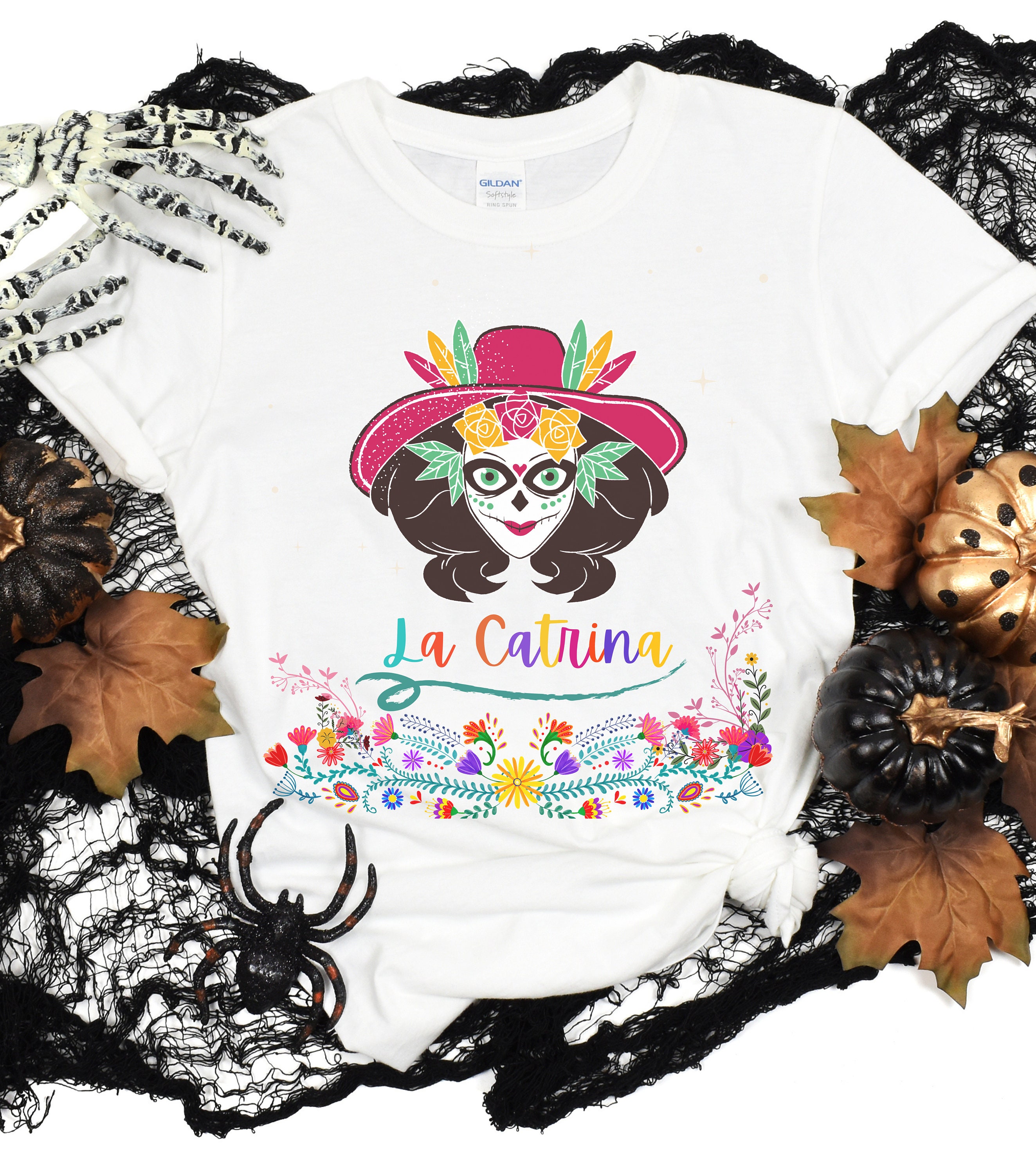 La Catrina, Mexican Shirt Latina Woman Shirt,hispanic Heritage Month ...