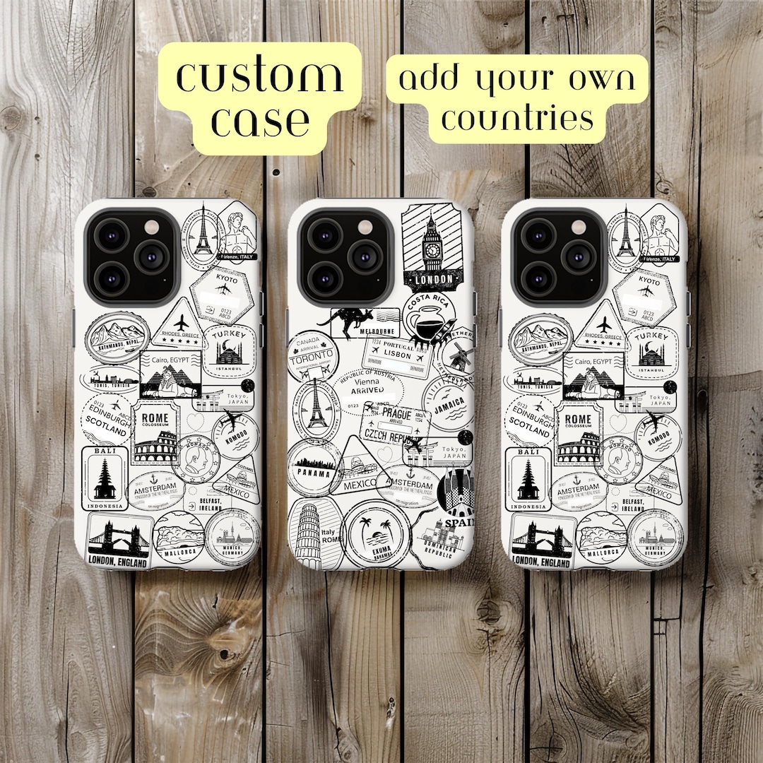 Customizable Magsafe Travel Phone Case, Create Your Own Country ...