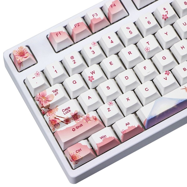 Cherry Blossom Mechanical Keyboard - Etsy