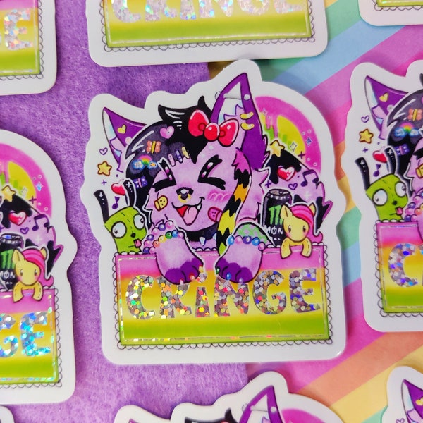 Furry Stickers - Etsy