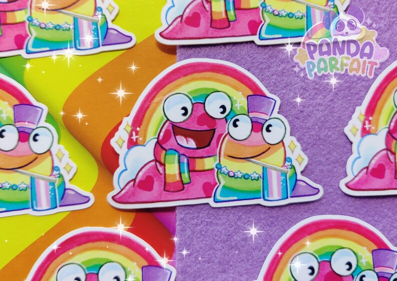 LGBTQ Pride Slugs Vinyl Sticker - Furry, Therian, Emo - Etsy