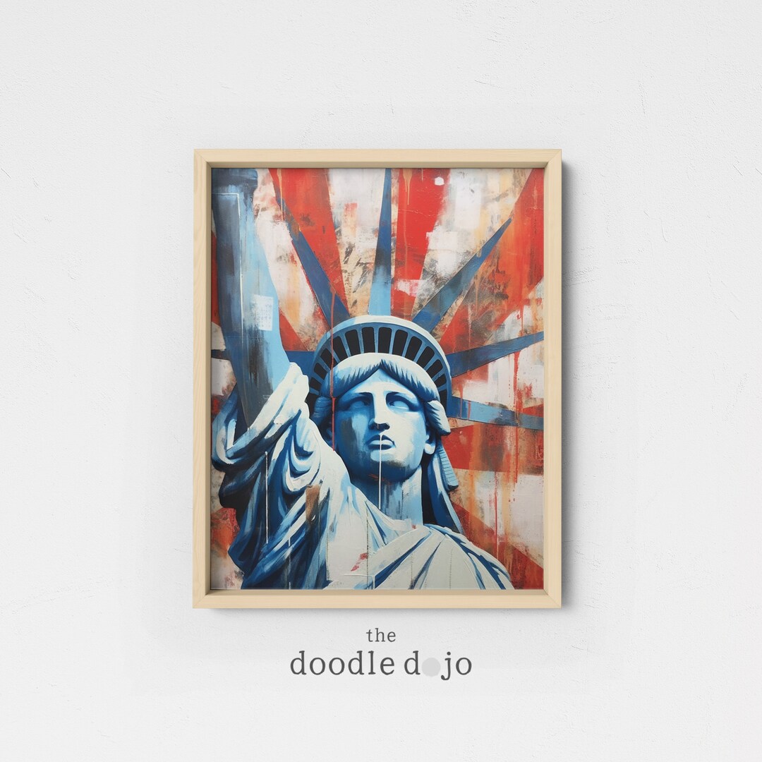 Statue of Liberty Photo Americana Wall Art 4th of July Prints American ...