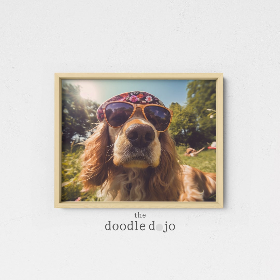 Cocker Spaniel Poster Dog Wall Decor Animal Artwork Pet Print Dog ...