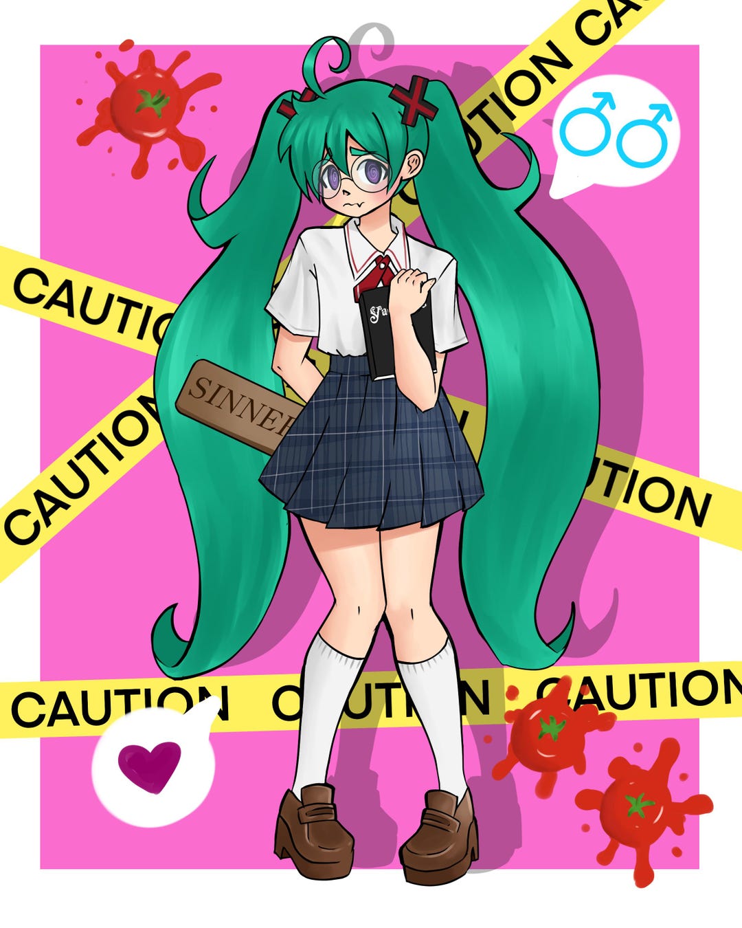 Preorder-fujoshi Hatsune Miku Fujo Miku Confessins of a Rotten Girl Art ...