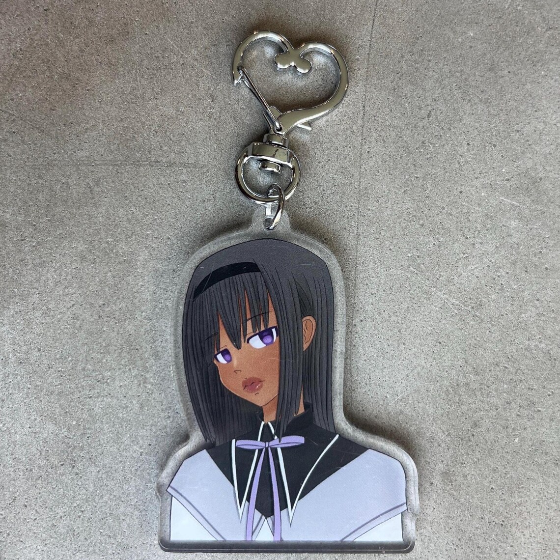 Madoka Magica Madoka Kaname Homura Akemi Keychain - Etsy