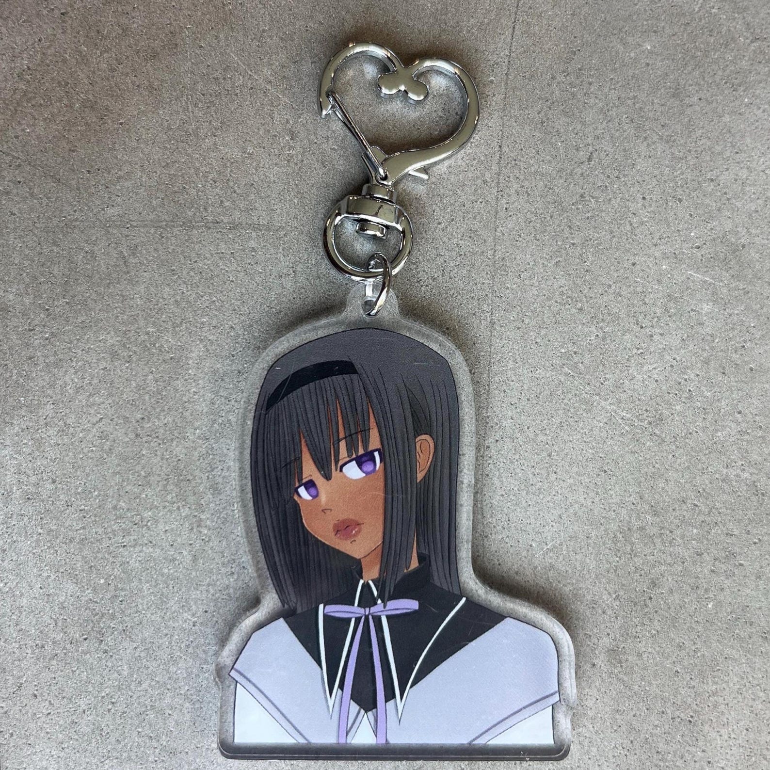 Madoka Magica Madoka Kaname Homura Akemi Keychain - Etsy