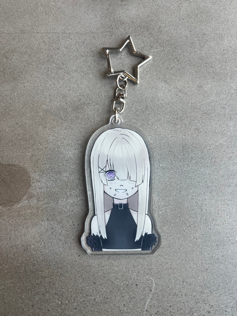 Chibi Jamie Visual Kei Oc Acrylic Keychain - Etsy