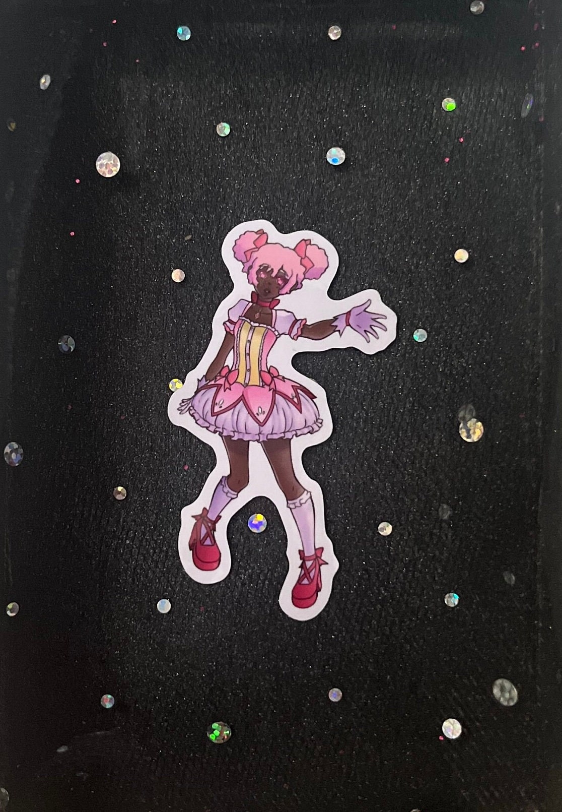 Madoka Kaname Sticker-puella Magi Madoka Magica - Etsy