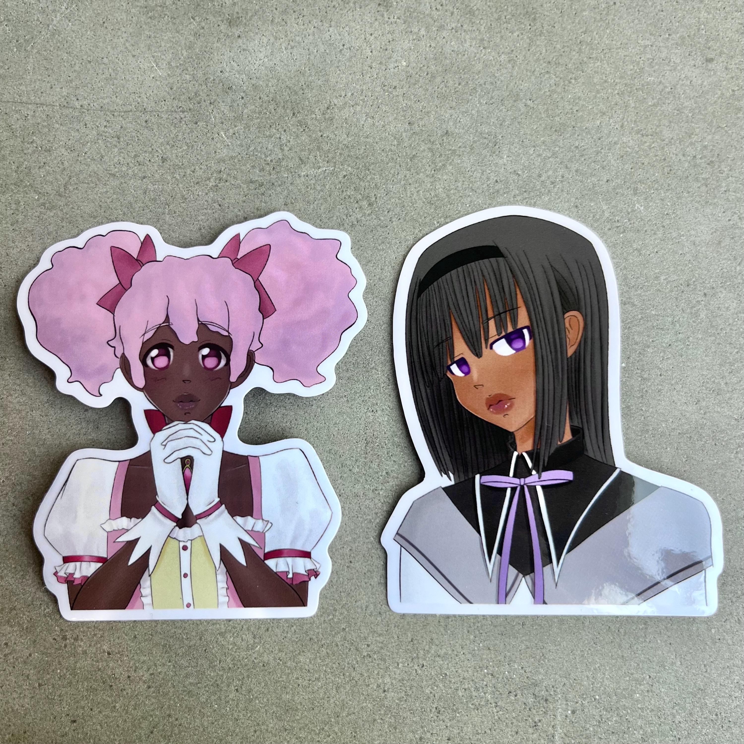 Madoka Magica Madoka Kaname Homura Akemi Stickers - Etsy