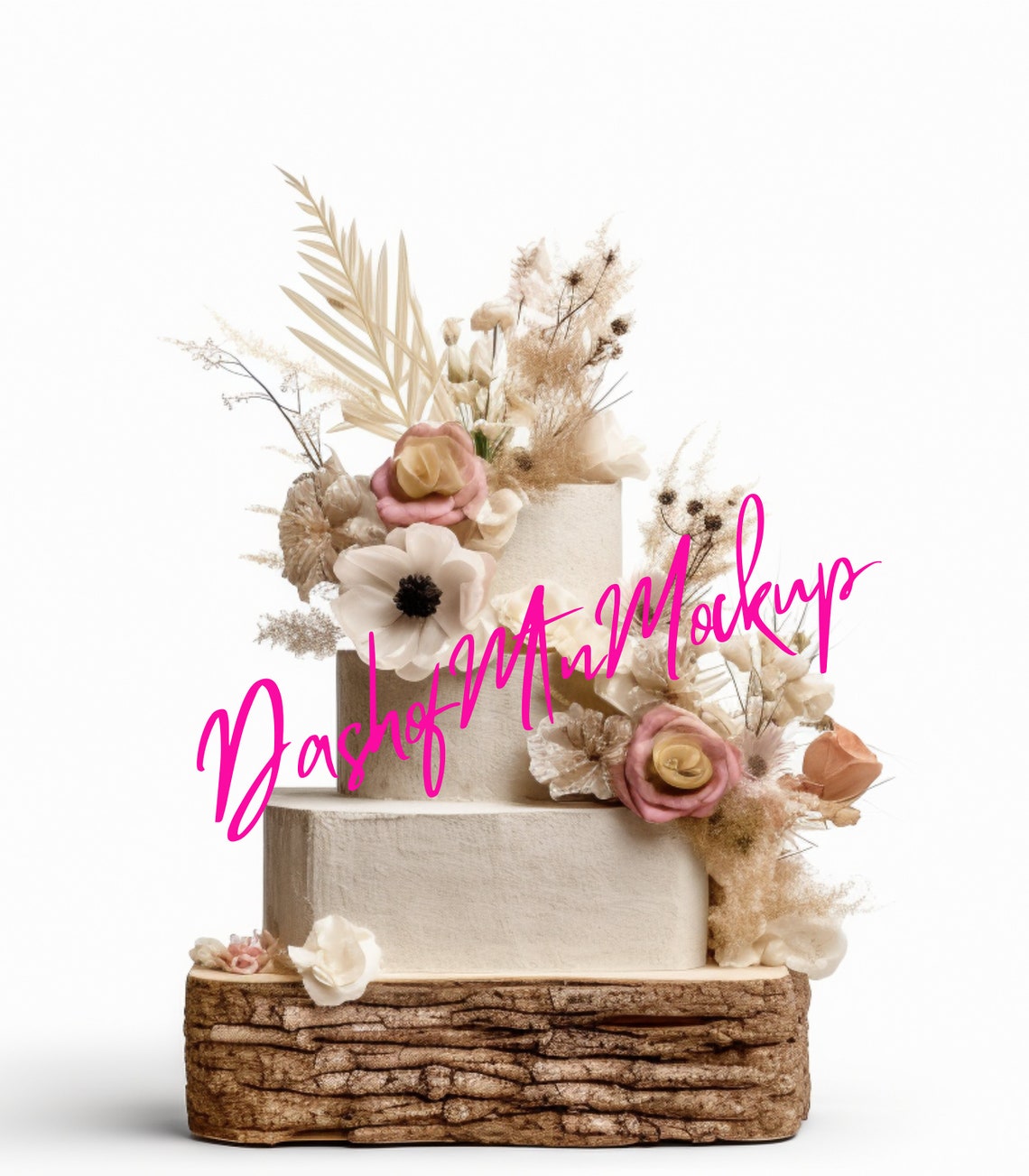 Cake Topper Muckup Bundle, Wedding Cake Topper Mockups, Birthday Cake ...