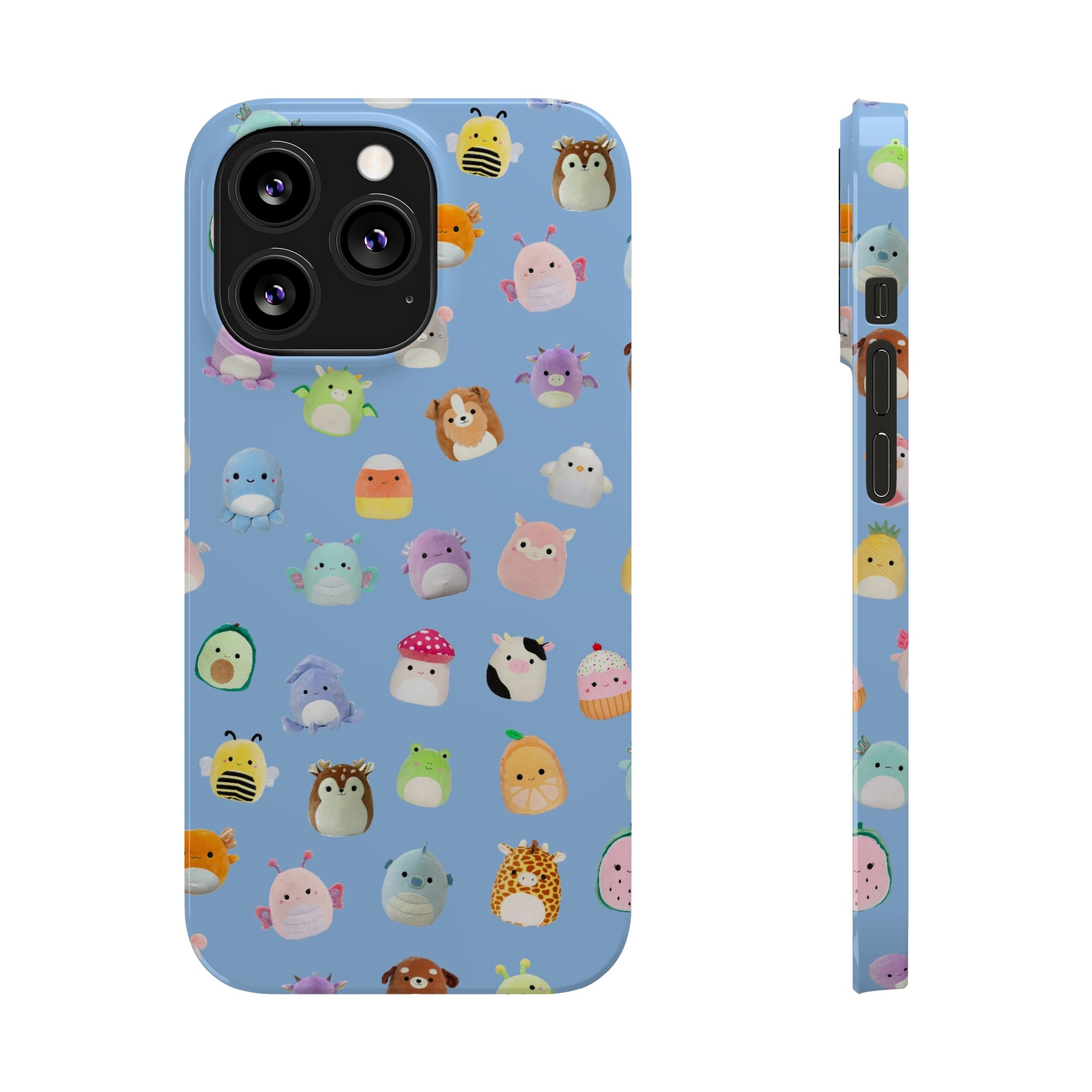 Squishmallow Blue Cute Pattern Phone Case - Etsy