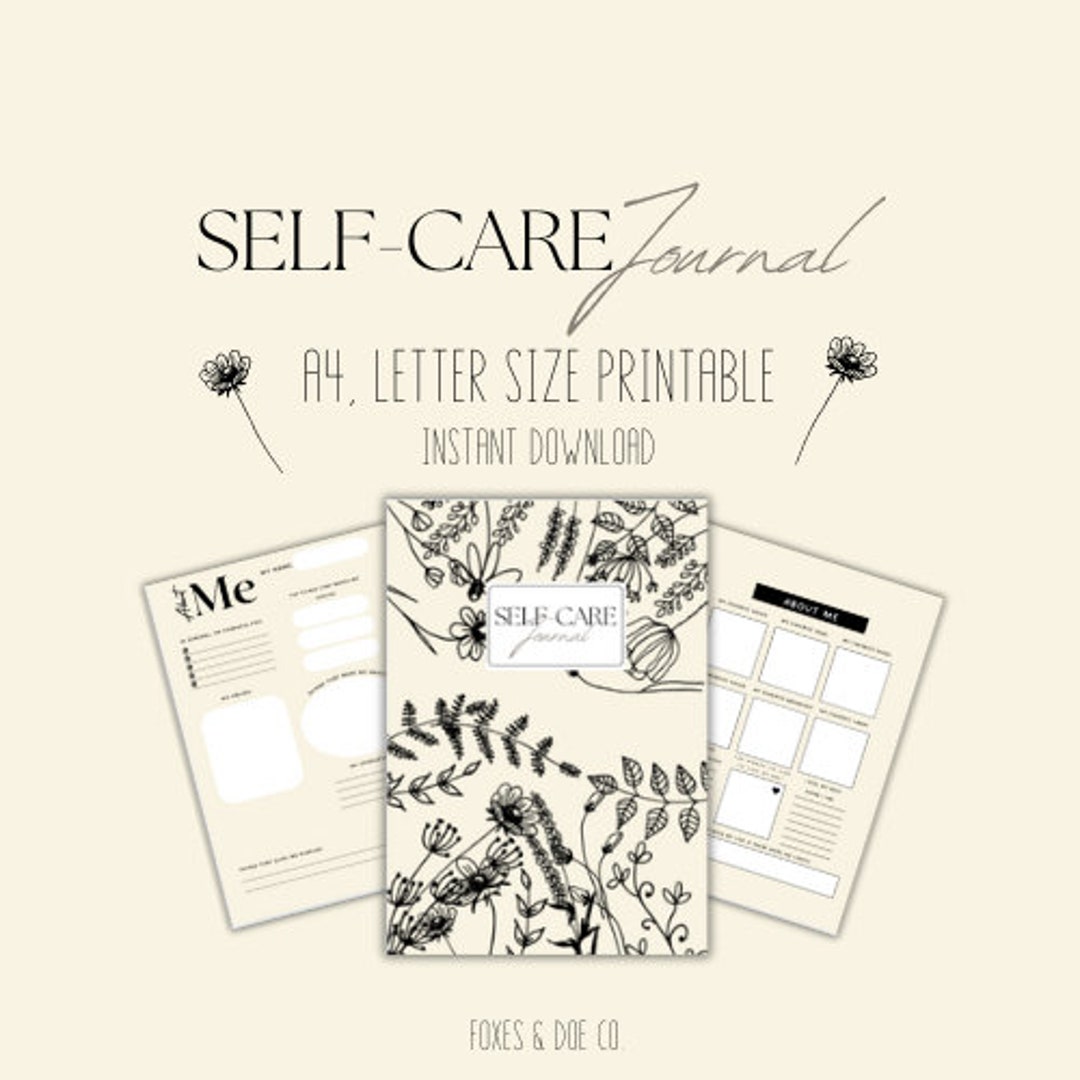 Self-care Journal Printable | Daily Self-discovery & Empowerment ...