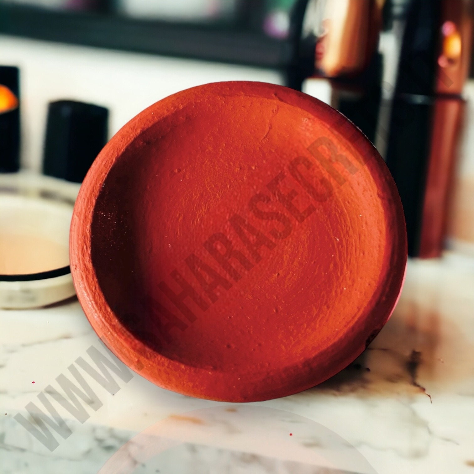 Aker Fassi Moroccan Vegan Lipstick in Handcrafted Terracotta Jar Red ...