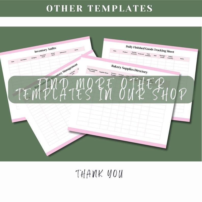 Printable Inventory Tracker, Inventory Sheet, Product Inventory ...