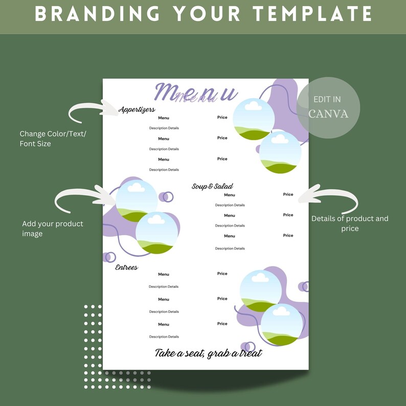 Restaurant Price List, Restaurant Menu, Menu Editable, Editable Price ...