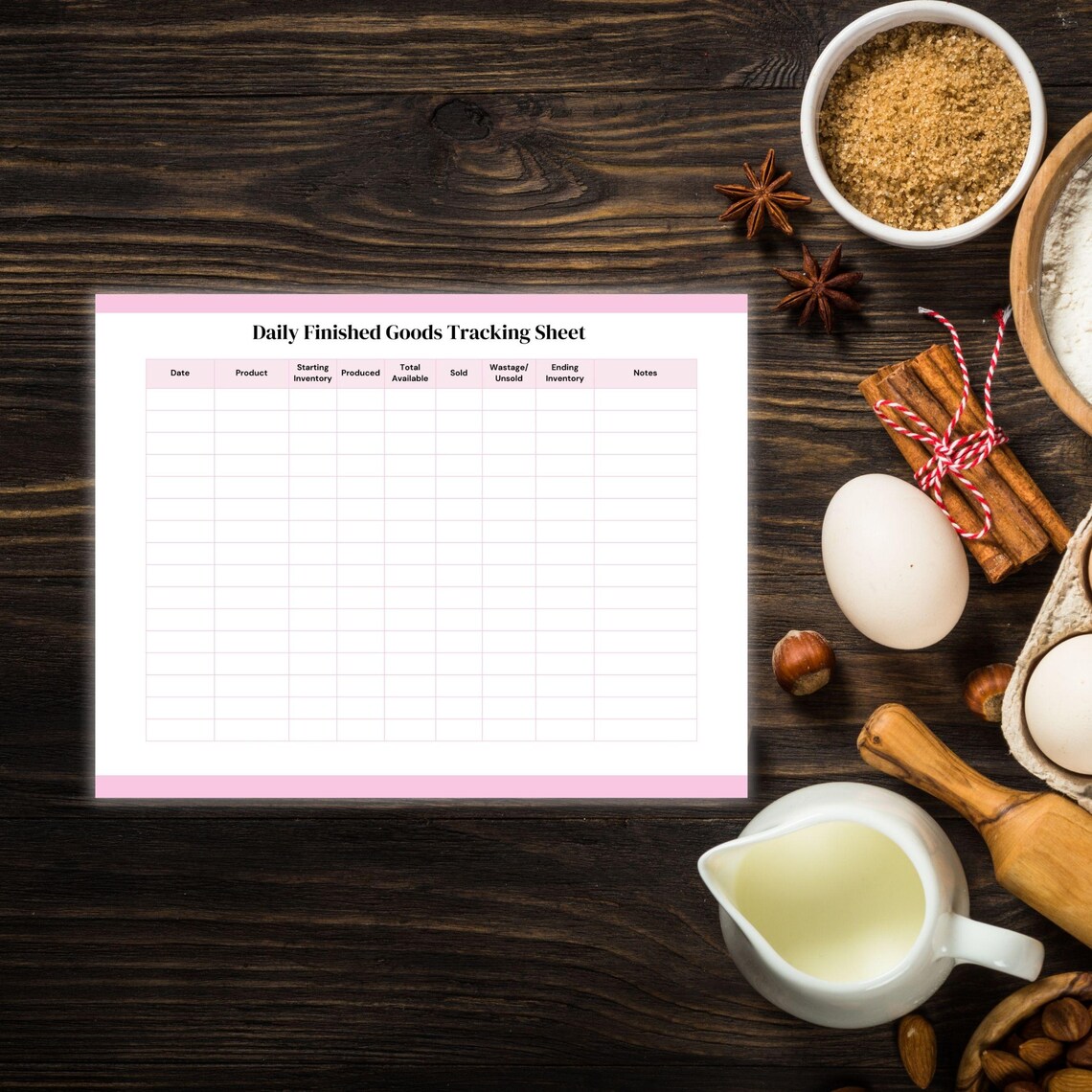 Printable Inventory Tracker, Inventory Sheet,product Inventory ...