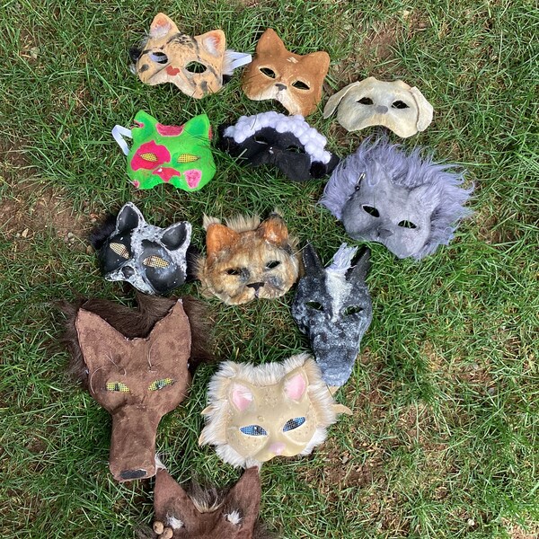 Opal Therian Cat Mask - Etsy